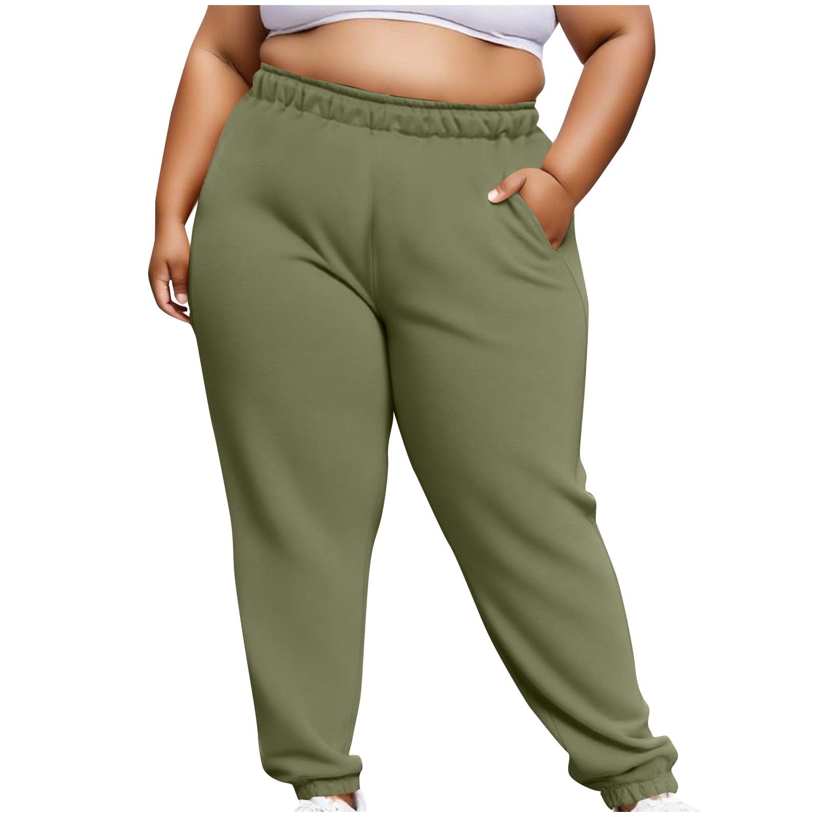 Click here for Unbranded Pants For Women Plus Size Elastic Waist... prices