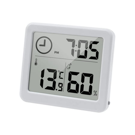 Hongchun Digital Thermometer/Hygrometer Large 3.2” LCD Display Indoor ...
