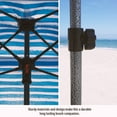 Qipi Beach Cabana - 6'x6' Portable Beach Tent, Outdoor UV Protection ...