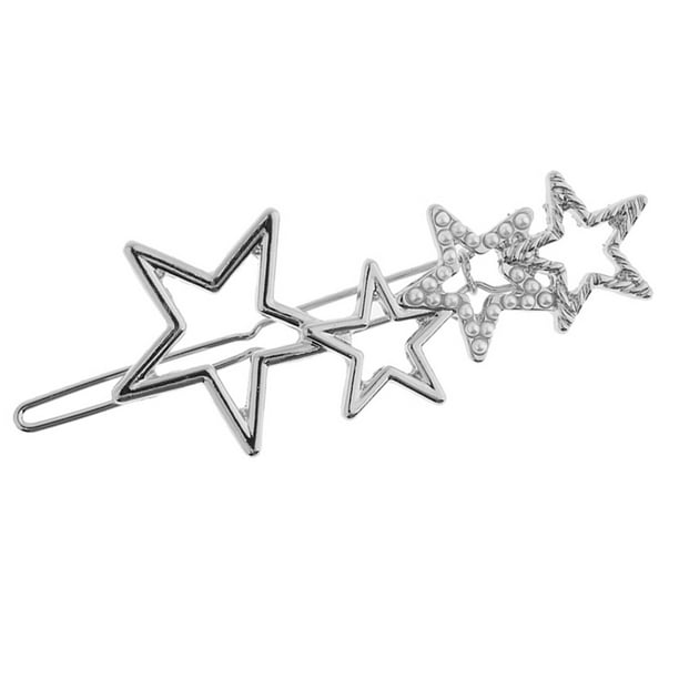 Star Shaped Pearl Clip Slide Jewellery Hairpin Accessories Boho ...