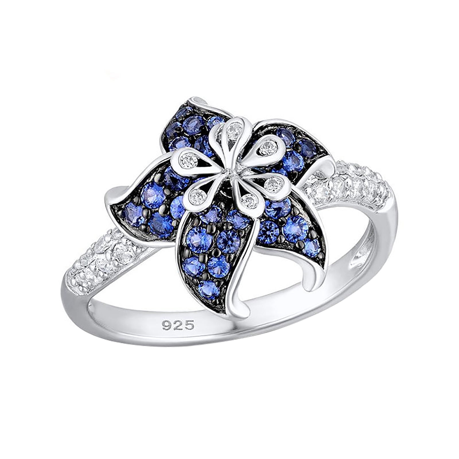 Click here for Riforla Gorgeous Women Flower Wedding Ring Jewelry... prices