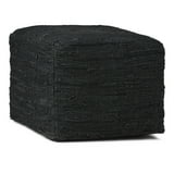 Simpli Home Fredrik Square Pouf - Walmart.com