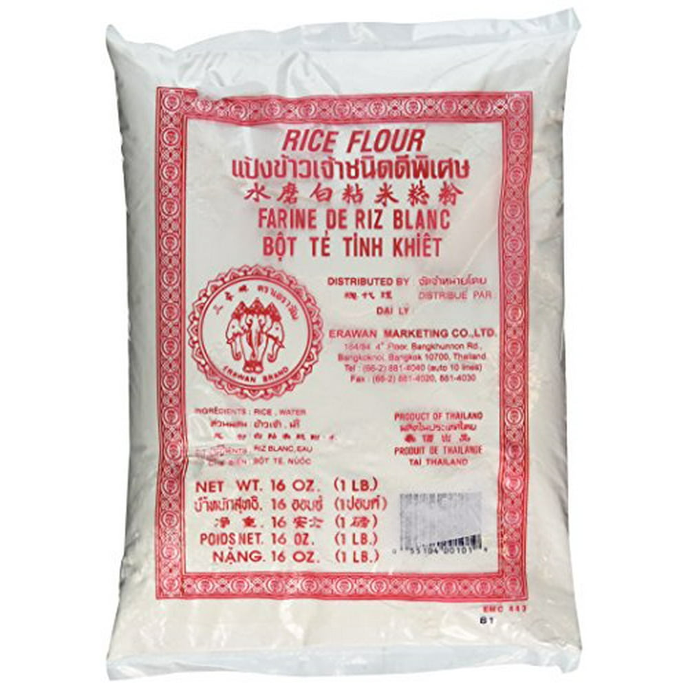 Thai Rice Flour - Erawan Brand, 16 oz - Walmart.com - Walmart.com