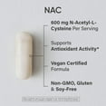 Sports Research® NAC (N-Acetyl Cysteine) 600mg Supports Antioxidant ...
