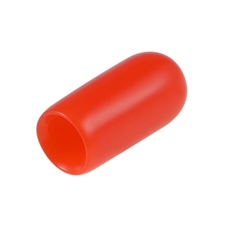Uxcell 5mm ID Red Screw Thread Protectors Vinyl End Caps 20 Pack ...