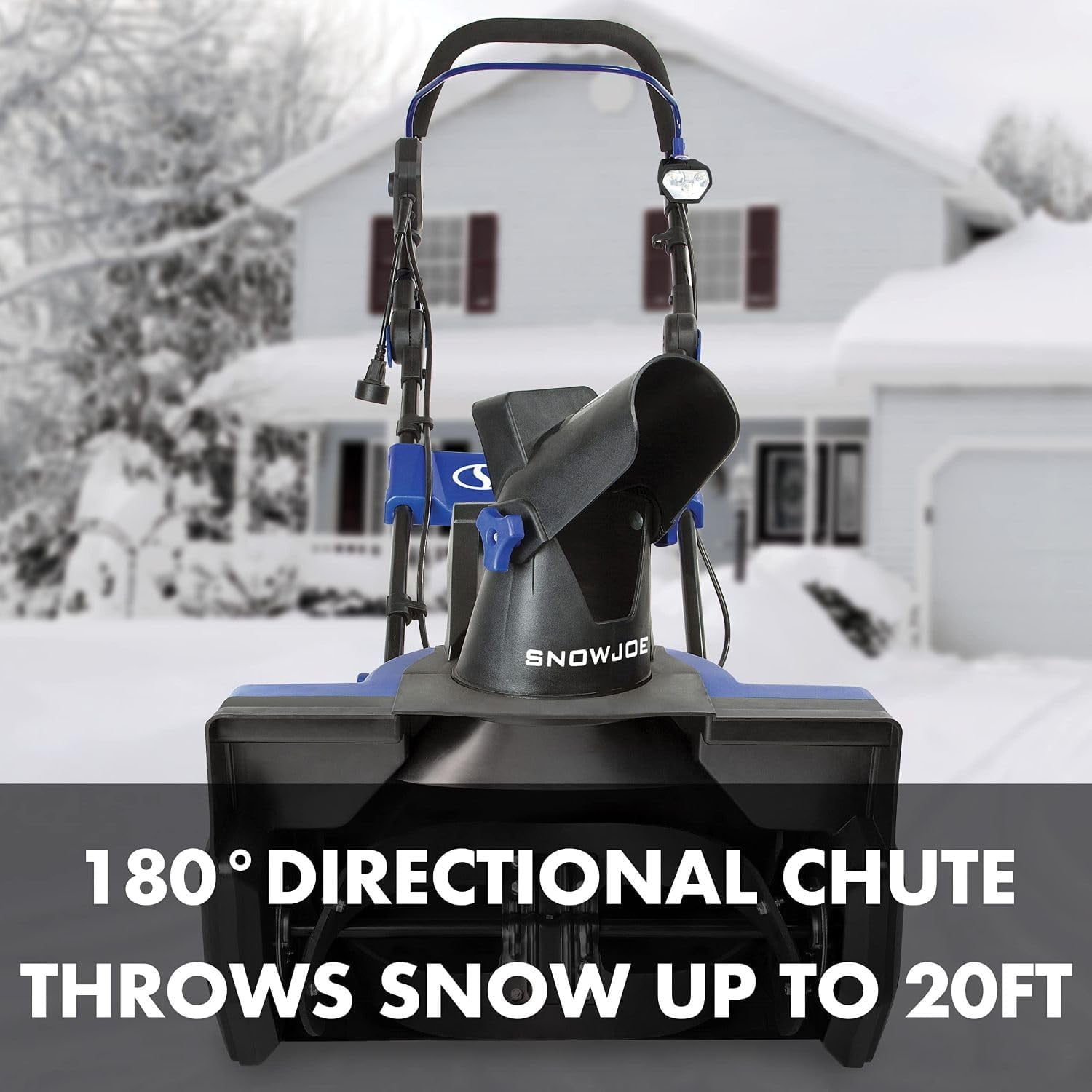 Snow Joe 21-inch Electric Single-Stage Snow Blower, 15-Amp, Directional ...