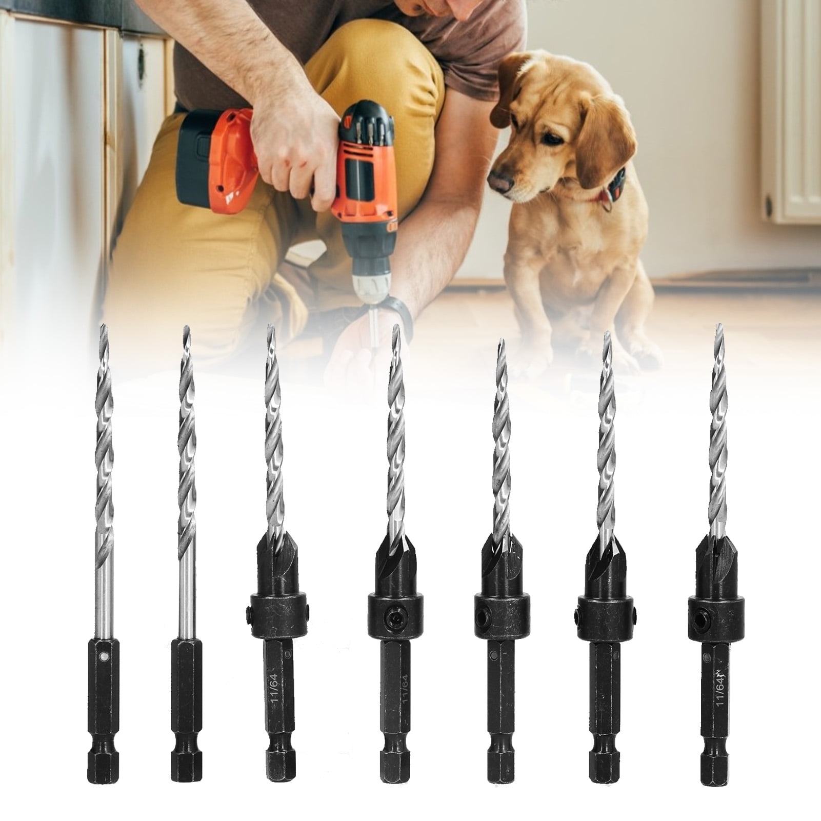 Click here for Lhcer Countersink Drill Bit  Hss Adjustable Depth... prices