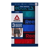 Reebok Men’s Underwear Pro Series Performance Trunk Boxer Briefs, 3 ...