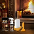 Fireplace Glass Cleaning Kit Cleaner Tools Powerfully Removes Stains ...