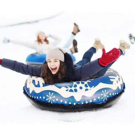 HTAIGUO Inflatble Ski Float Snow Boat Skateborad with Winter Snow Tube ...