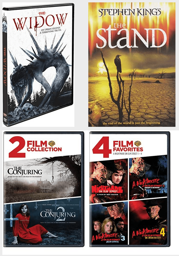 Horror 4 Pack DVD Bundle: The Widow, Stephen King's The Stand, 2 Movies ...