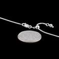 Sterling Silver Adjustable Magic Round Snake Chain 1.9mm Solid 925 ...