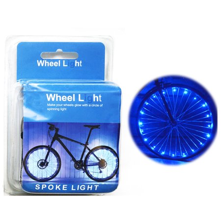 Bright 20 LED Bicycle Bike Rim Lights Colorful Wheel Light; Bike String ...