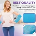Blue Disposable Arm Sleeves, 18 Inches. 200 Pack Disposable Sleeve ...