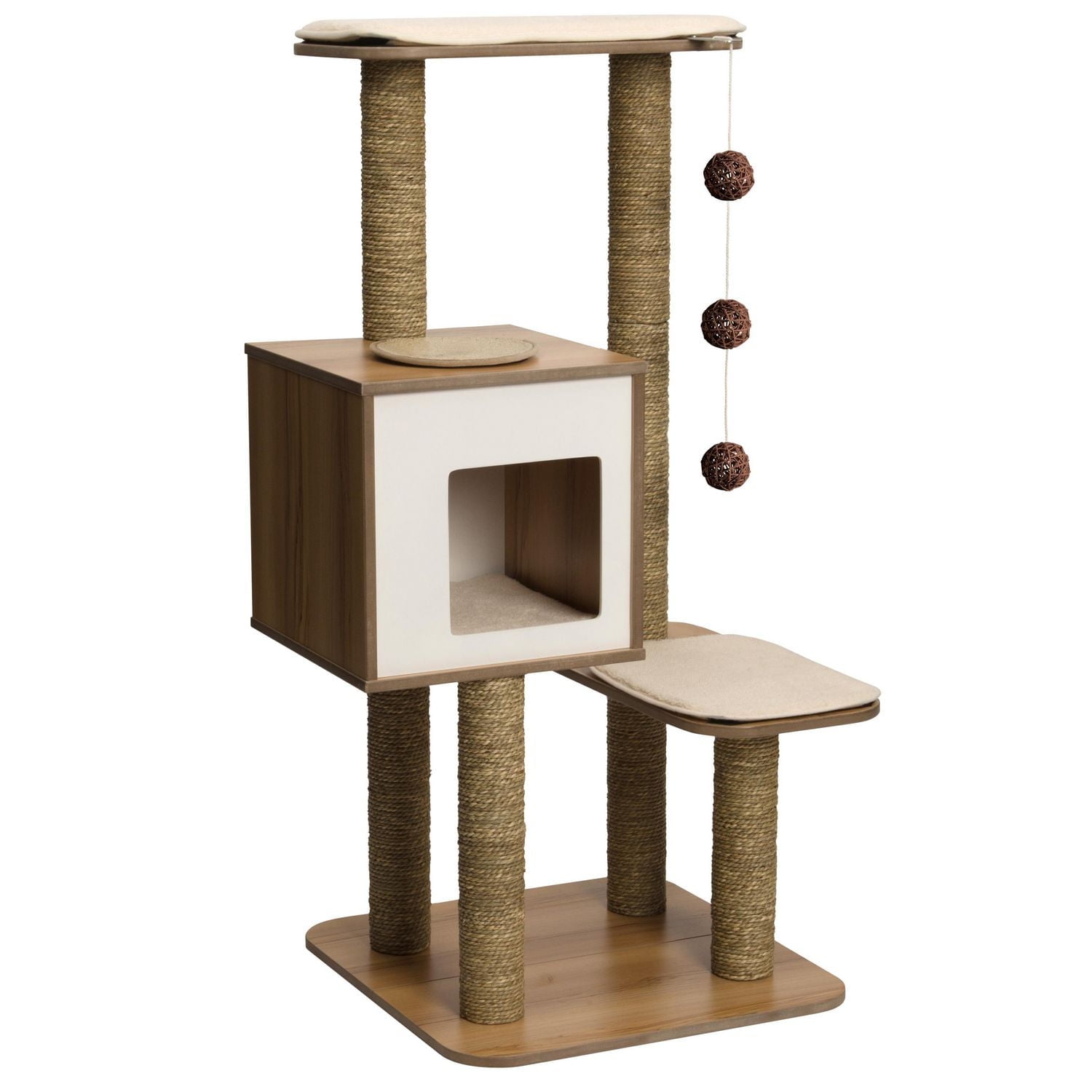Click here for Cat Love Vesper High Base - Walnut Cat Tree prices