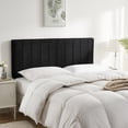 Lammlaoe Queen Headboard, Upholstered Wall Mounted, Peel and Stick Installation, Sound Reducing ...