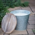 Patio Essentials Large 155-ounce Outdoor Farmhouse Bucket Citronella ...