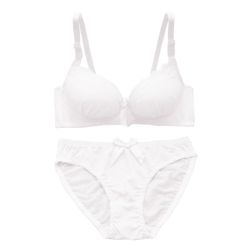 Bras For Women,Lace No Steel Ring Small Chest Gathered Adjustable Bra ...