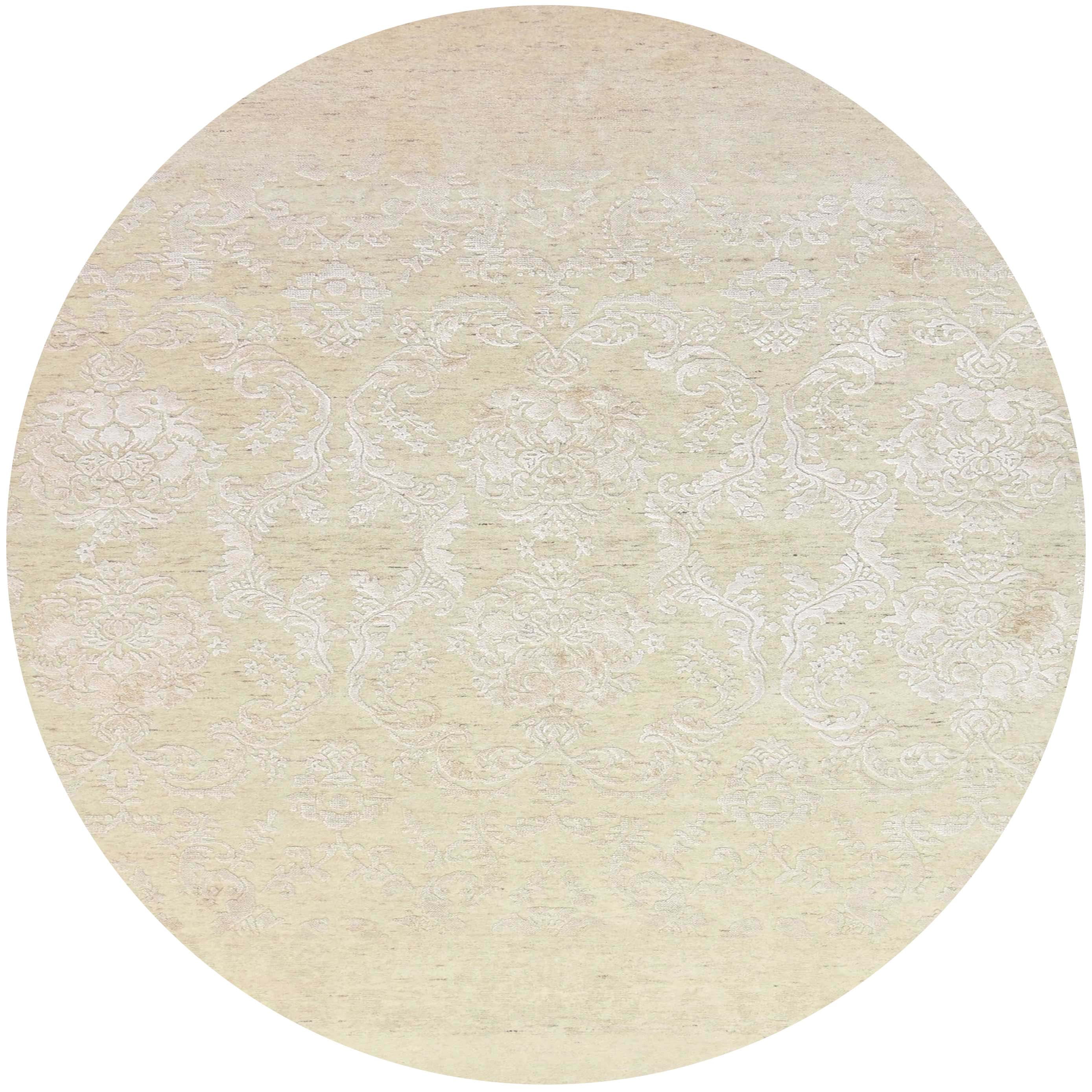 Ahgly Company Indoor Round Mid-Century Modern Light Gold Gold Solid ...