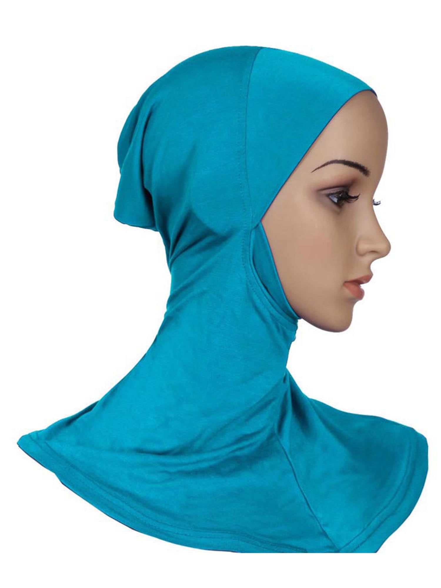 Women's Muslim Ninja Bonnet Underscarf Hair Loss Cap Hijab Head Neck ...