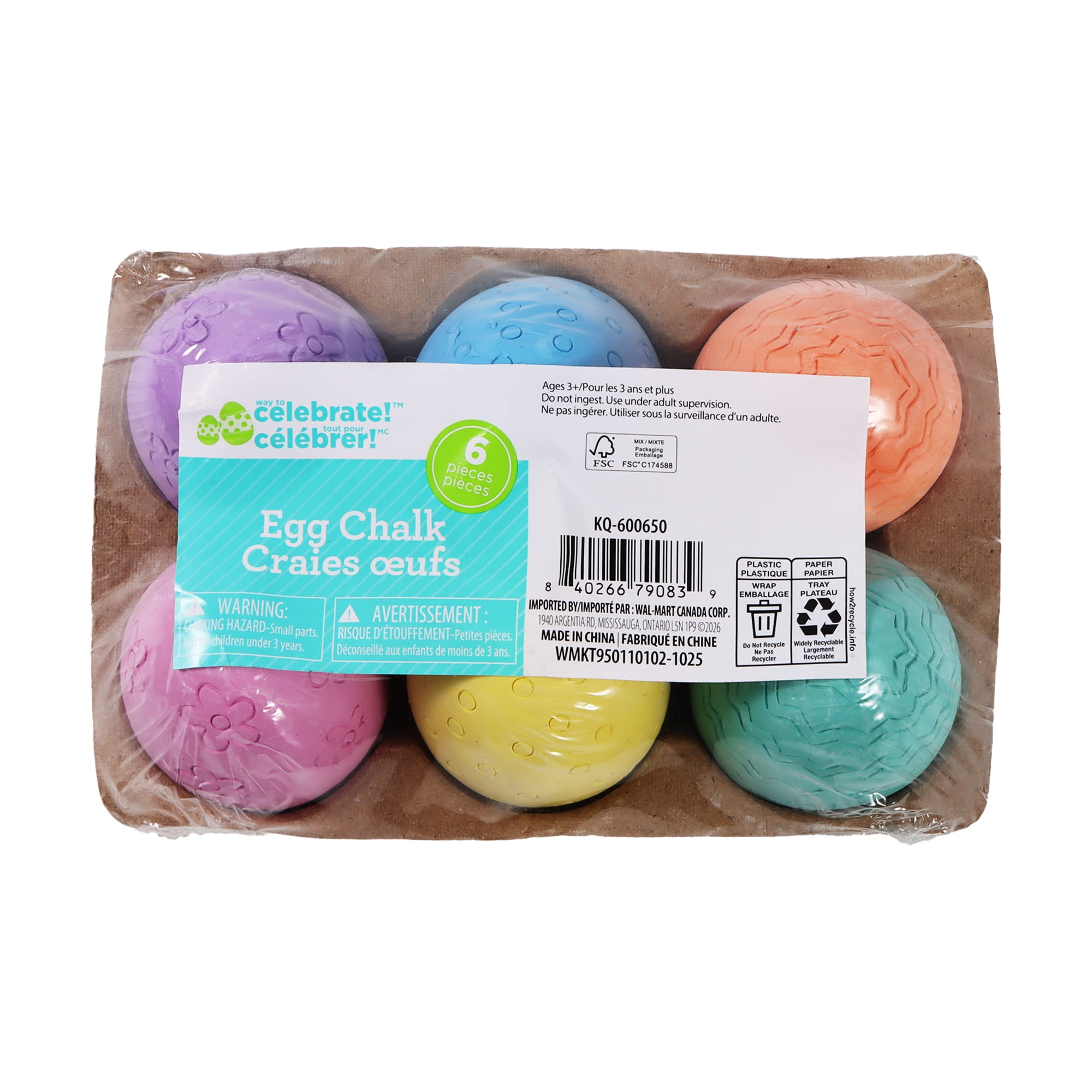 Click here for Way To Celebrate! Egg Chalk  Novelty  6 Pieces  Eg... prices