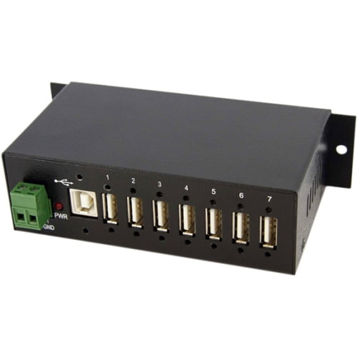 StarTech Mountable Rugged Industrial 7 Port USB Hub - 7 x Type A Female ...