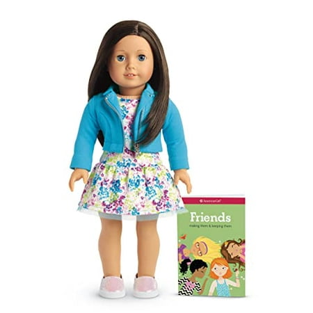 American Girl Truly Me Doll with Light Skin, Layered Black-Brown Hair ...