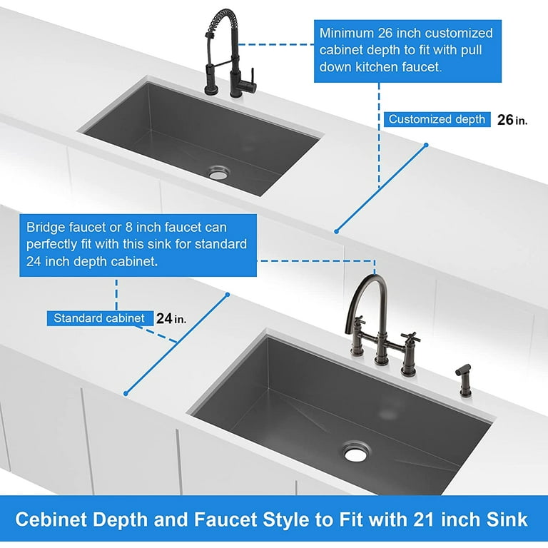 Modern Kitchen Sink Dimensions