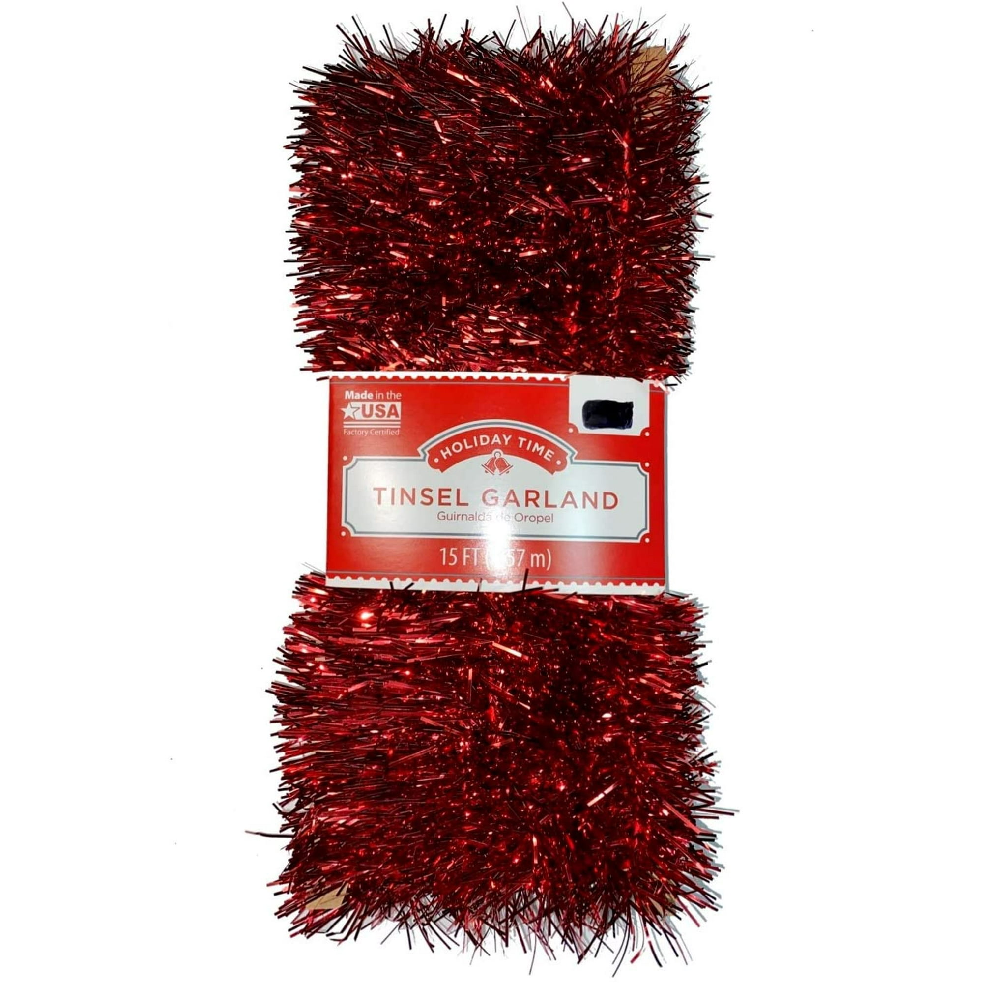 Click here for Mgfed Tinsel Garland (Red  15 Ft) 15 Ft prices