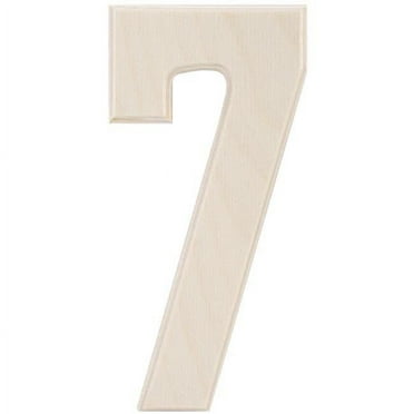 MPI MDF Classic Font Wood Letters and Numbers, 9.5-Inch, Symbol ...