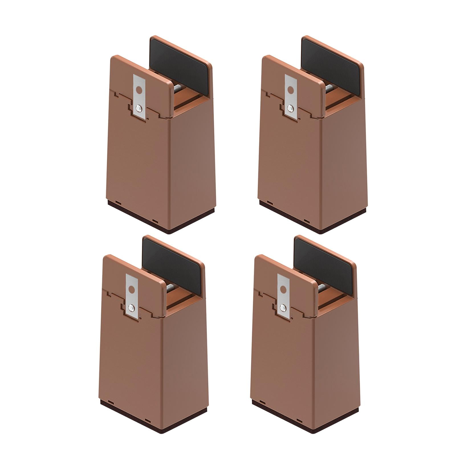 4Pack Chair Leg Table Leg Extenders Support 600lbs Bed Riser Diameter 0 ...