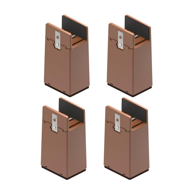 4Pack Chair Leg Table Leg Extenders Support 600lbs Bed Riser Diameter 0 ...
