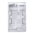 Construct Pro Cable Management Brush Plate with Wire AV Connectors, Dog ...