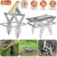 2 Pack Mole Traps Outdoor Reusable Scissor Jaw Metal Mole Gopher Trap ...