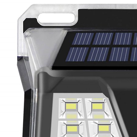 33LEDs Wall Lamp Human Body Induction Solar Powered Wall Scone Energy ...