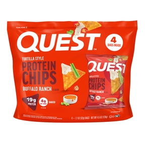 Quest Nutrition Low Carb Protein Crisps, BBQ Flavor, 1.1oz Pack ...