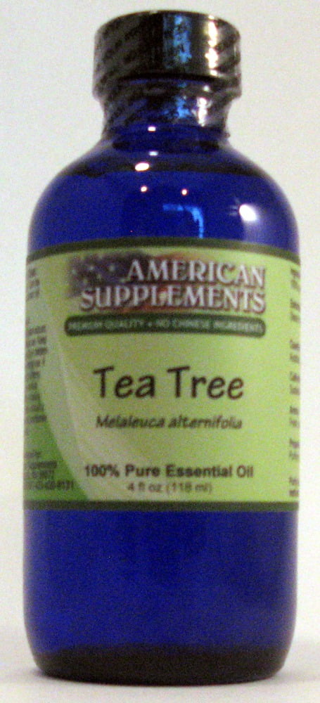 Tea Tree Essential Oil American Supplements 4 oz Oil - Walmart.com