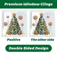 155 Pieces White Snowflake Window Clings for Glass Windows Christmas ...