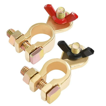 FanShow 12v/24v Battery Terminal,battery Connectors With Wing Nut ...