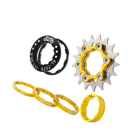 Single 1 Speed Cassette Cog Fixed Gear Sprocket Gear Fixed Conversion ...