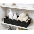 Paper Rope Scalloped Edge Toilet Paper Storage Basket, Small Living ...