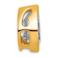 14k Solid Yellow Gold 2ct Cert Lab Grown Diamond VS+ F+ Pear Bezel ...