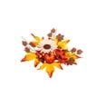 Autumn Imitation Pumpkin Sunflower Maple Leaf Flower Stand - Fall ...