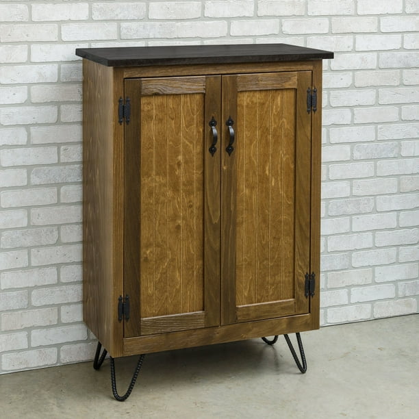 Campbell Traditional 42-inch Tall Accent Cabinet with 2 Doors and 4 ...