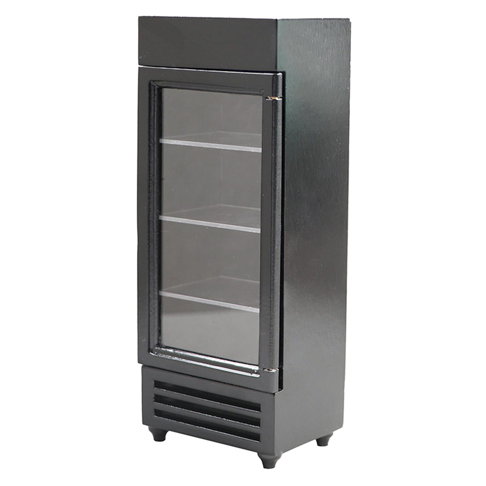 Simulation Wooden Fridge Model 1 12 Scale Ornaments Accessories Life ...