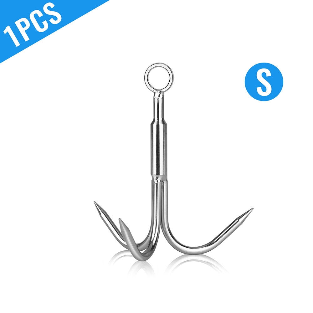 Grappling Hook 3Claw Climbing Hook Stainless Steel Grapnel Hook Small ...
