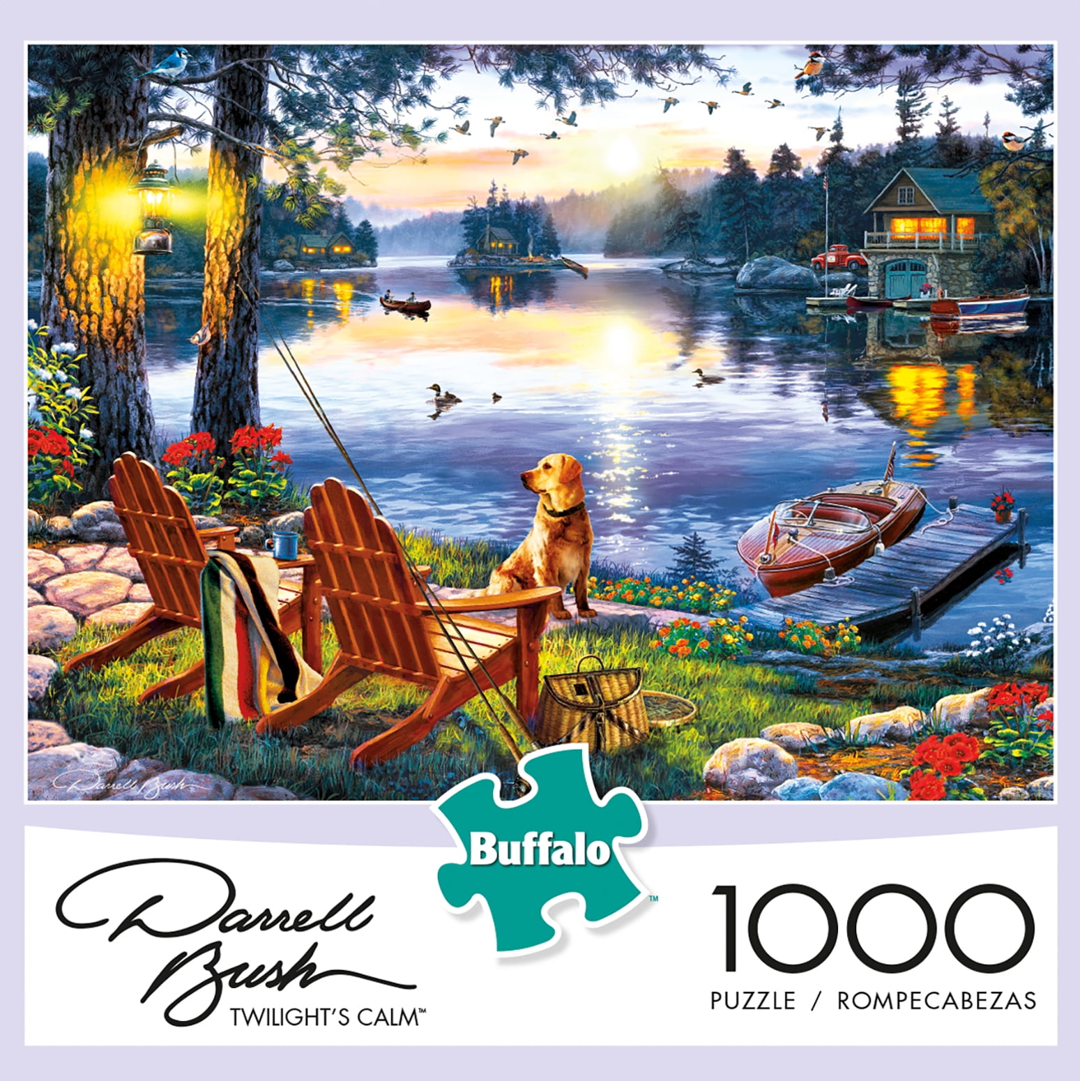 Buffalo Games - Darrell Bush - Twillight's Calm - 1000 Piece Jigsaw ...