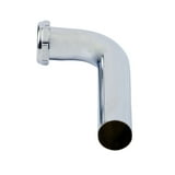 Highcraft 19126 Slip Elbow for Tubular Drain Applications, 1-1/4 in. x 12 in., 17GA Chrome ...