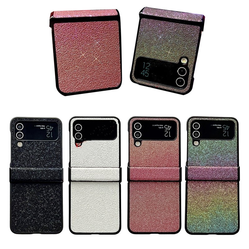 Foreverrich Gradient Bling Hinge Protective Case For Samsung Galaxy Z ...