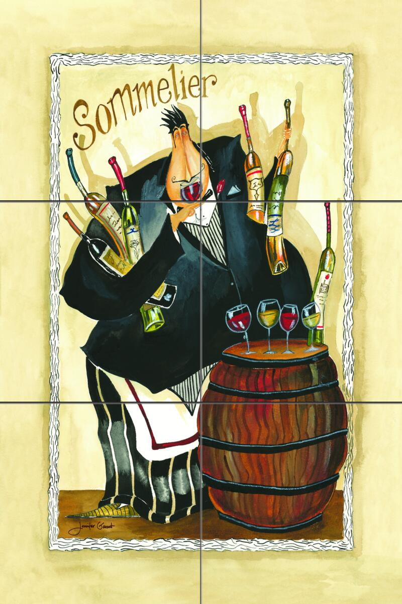 Tile Mural Kitchen Backsplash - Days of Wine and Roses III-JG - Walmart.com